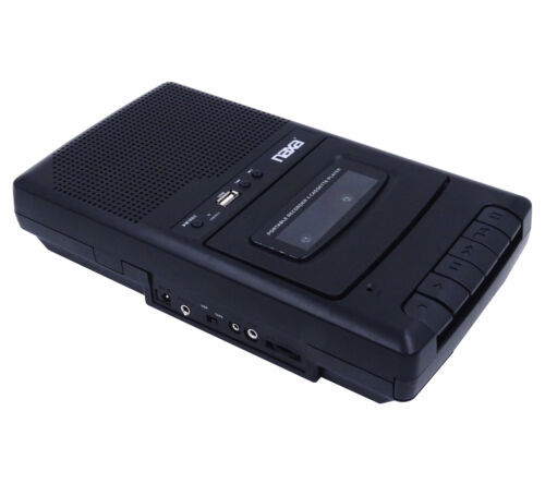 Naxa Portable Cassette Recorder & Digital Converter w/ Built-in Mic ...
