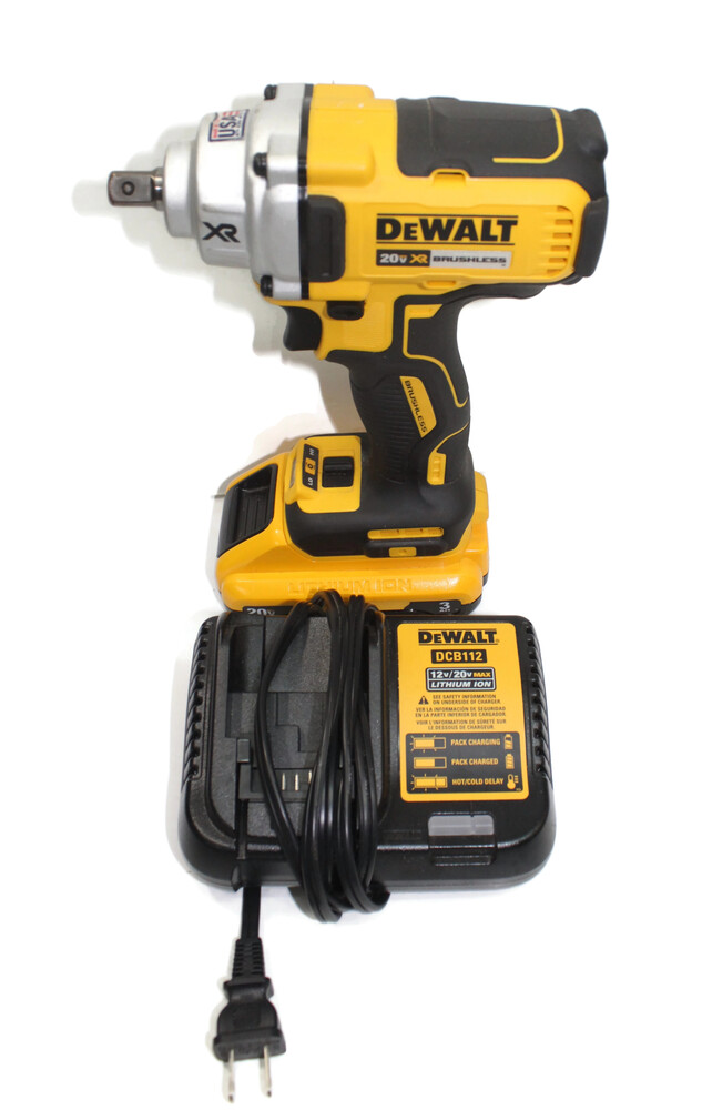 Dewalt dcf894 1/2 20V Cordless Impact Wrench with Battery and Charger ...