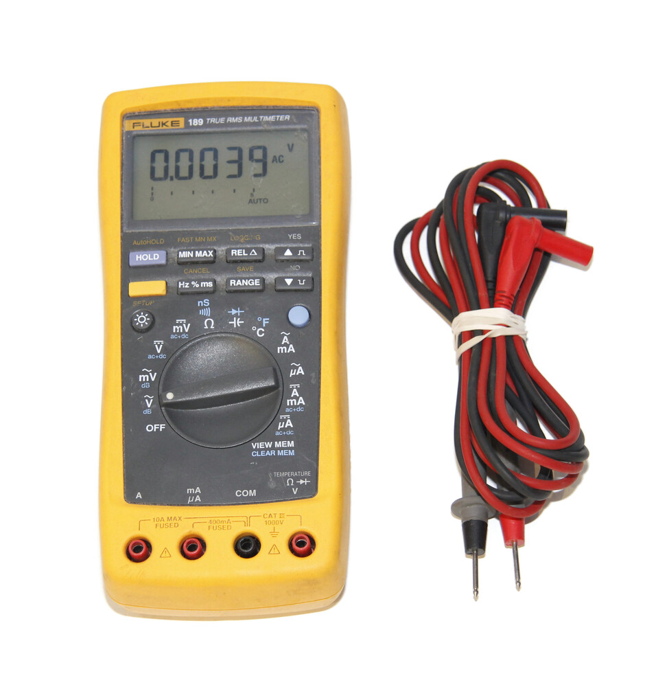 Fluke 189 True RMS Multimeter Digital Electrical Test Meter With Test ...