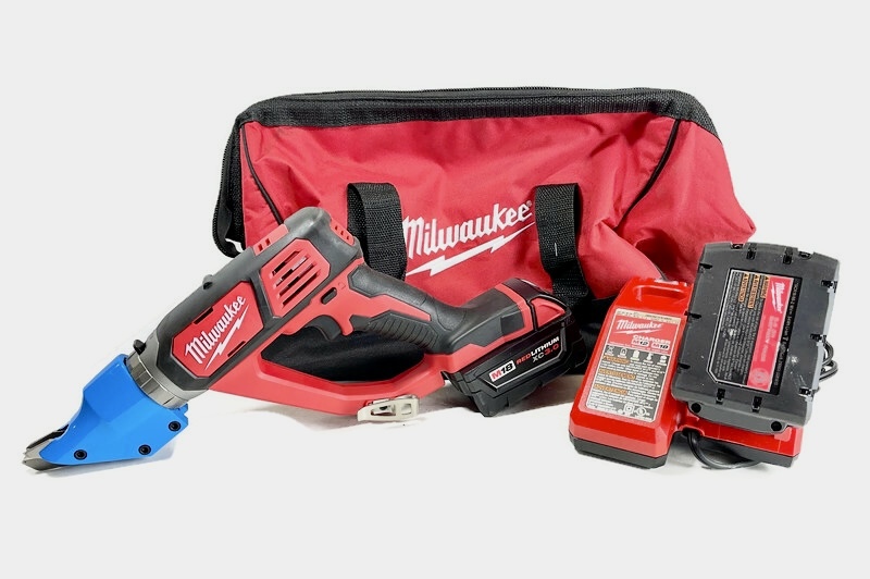 Milwaukee M18 18-Volt 14-Gauge Lithium-Ion Cordless Double Cut Metal ...
