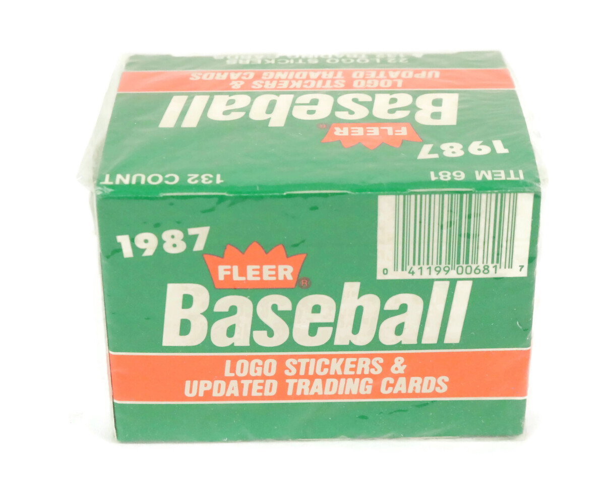 1987 Fleer Baseball Logo Stickers And Updated Trading Cards Factory ...