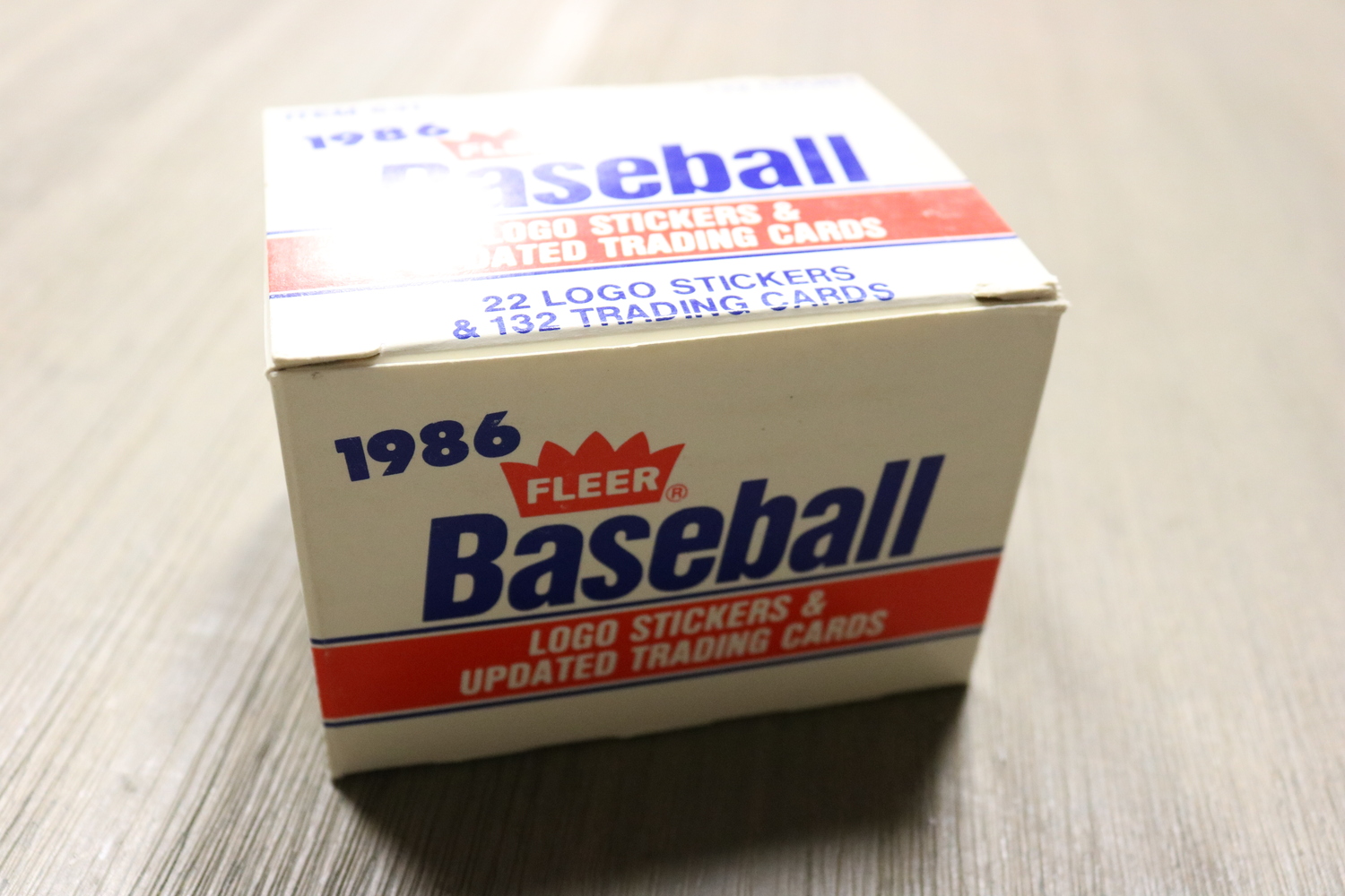 1986 FLEER BASEBALL LOGO STICKERS UPDATED TRADING CARDS 132 | USA Pawn