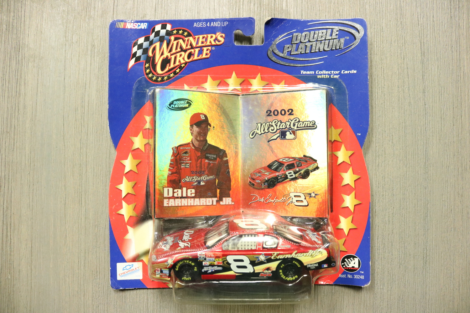 WINNER'S CIRCLE NASCAR EARNHARDT #3 DRIVER STICKER COLLECTION" DIE-CAST ...