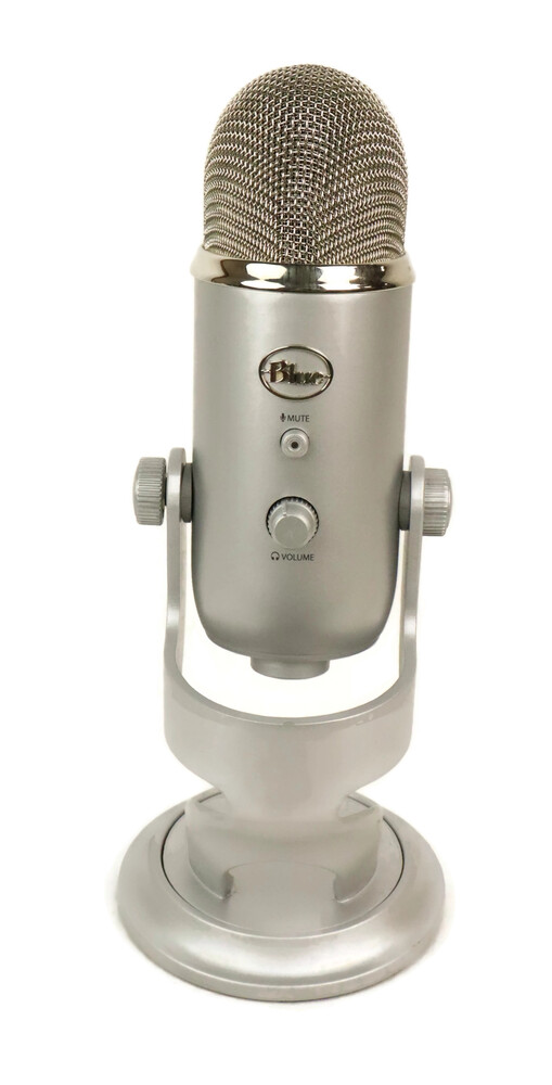 Blue Yeti Professional Multi-Pattern USB Condenser Microphone - Silver ...