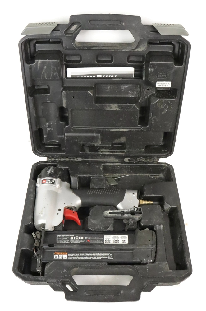 Porter Cable BN200C 18 Gauge Brad Nail Gun Brad Nailer Air Gun Kit with ...