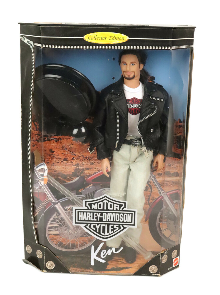 Vintage Mattel Collector Edition Harley Davidson Brunette Ken Doll in ...