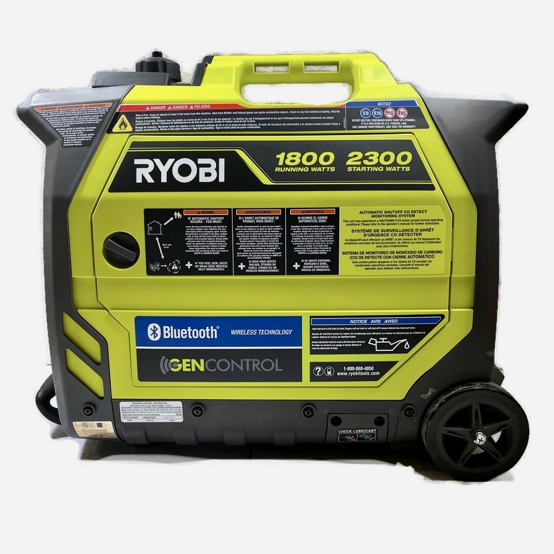 Ryobi 2,300-Watt Recoil Start Gasoline Powered Inverter Generator | USA ...