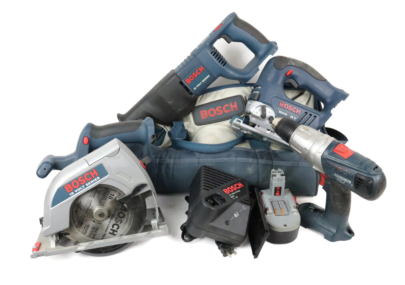 Bosch Combo Kit - 4 Tools in Bag - 18 Volt | USA Pawn