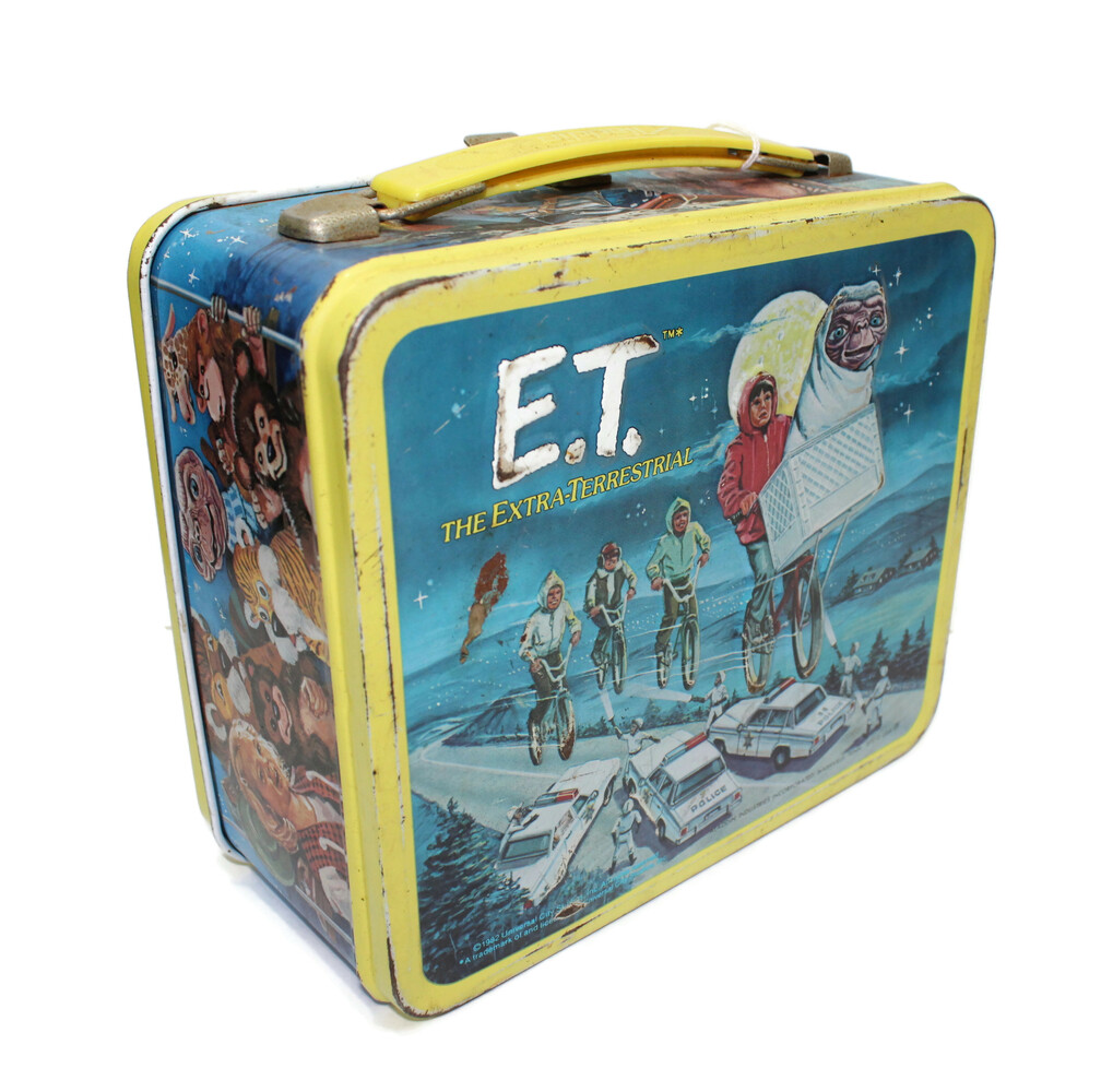 Vintage ET Extra Terrestrial Metal Lunch Box | USA Pawn