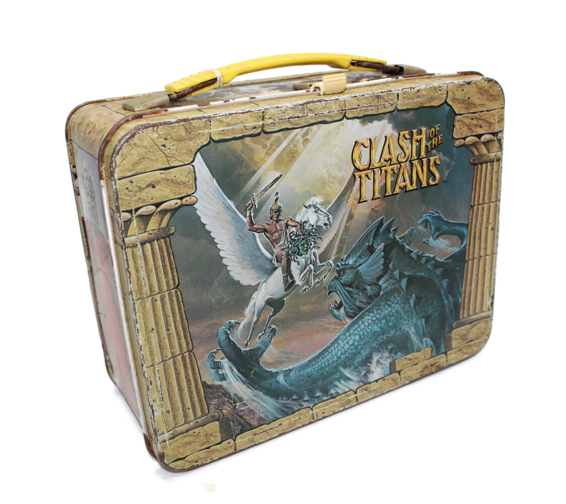 Vintage Clash of the Titans Metal Lunch Box | USA Pawn