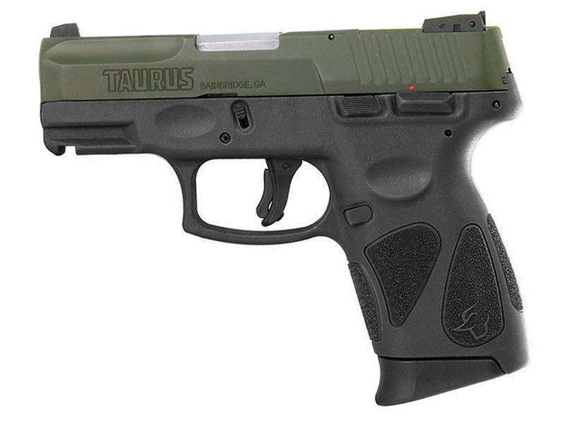 New!! Taurus G2C 9MM Semi Automatic Pistol- Green/Black | USA Pawn