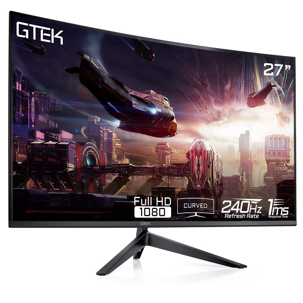 GTEK F2740C 27" 4K Curved Gaming Computer Monitor | USA Pawn