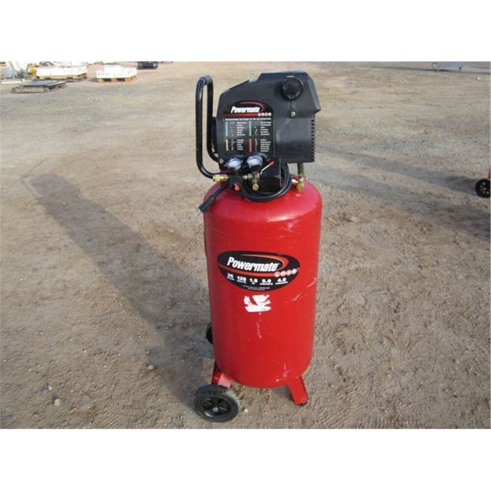 Powermate 26 Gallon Electric Portable Air Compressor- Pic for Reference ...