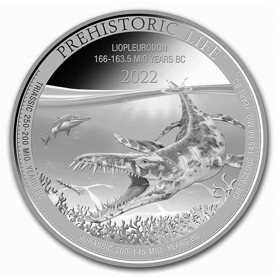 Prehistoric Life 2022 1 OZ Silver Round | USA Pawn