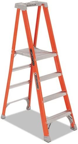 Louisville Davidson Ladders 4 Fiberglss Platform Step Ladder - 4 Step ...
