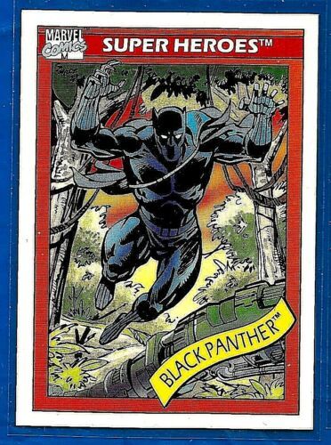 1990 Marvel Universe Series 1 Black Panther Card #20 Wakanda Forever ...