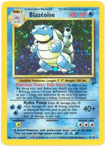 Blastoise - Base Set 2 (BS2)- Moderately Played | USA Pawn