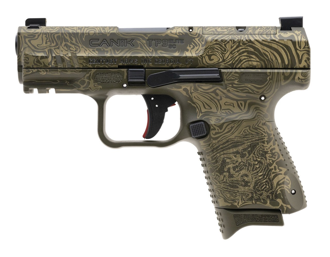 New!! Canik TP9 Elite SC 9MM Semi Automatic Pistol- Damascus | USA Pawn