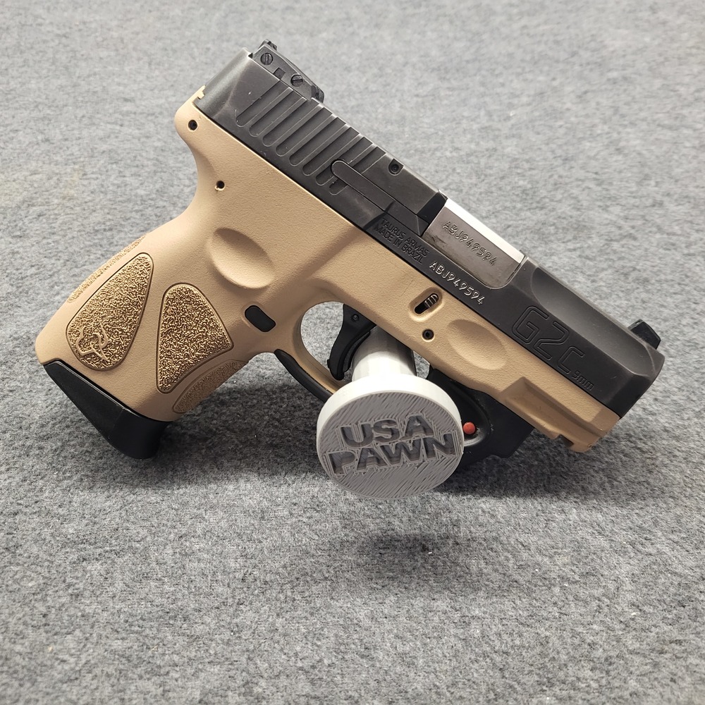 TAURUS G2C 9mm Semi Auto Pistol W/ Viridian Red Laser | USA Pawn