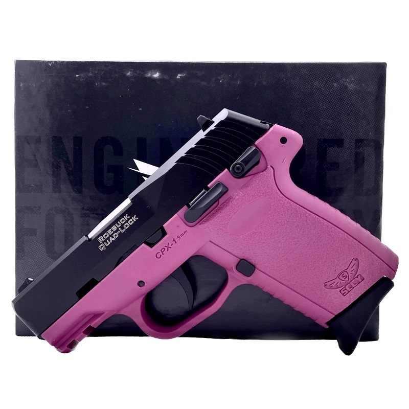 SCCY CPX-1 Back/Pink Finish 9mm Cal. Semi-Automatic Pistol NEW! | USA Pawn