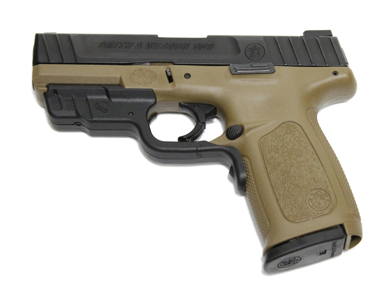 Smith & Wesson SD9 Semi - Automatic 9mm Handgun With Crimson Trace ...