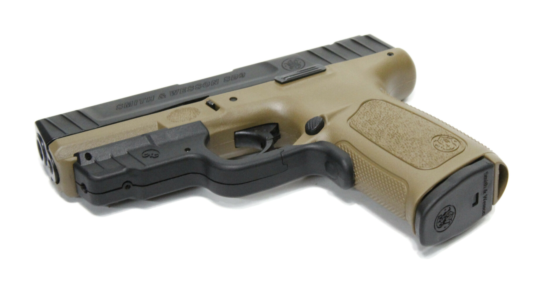 Smith & Wesson SD9 Semi - Automatic 9mm Handgun With Crimson Trace ...