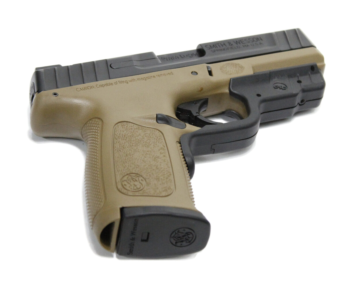 Smith & Wesson SD9 Semi - Automatic 9mm Handgun With Crimson Trace ...