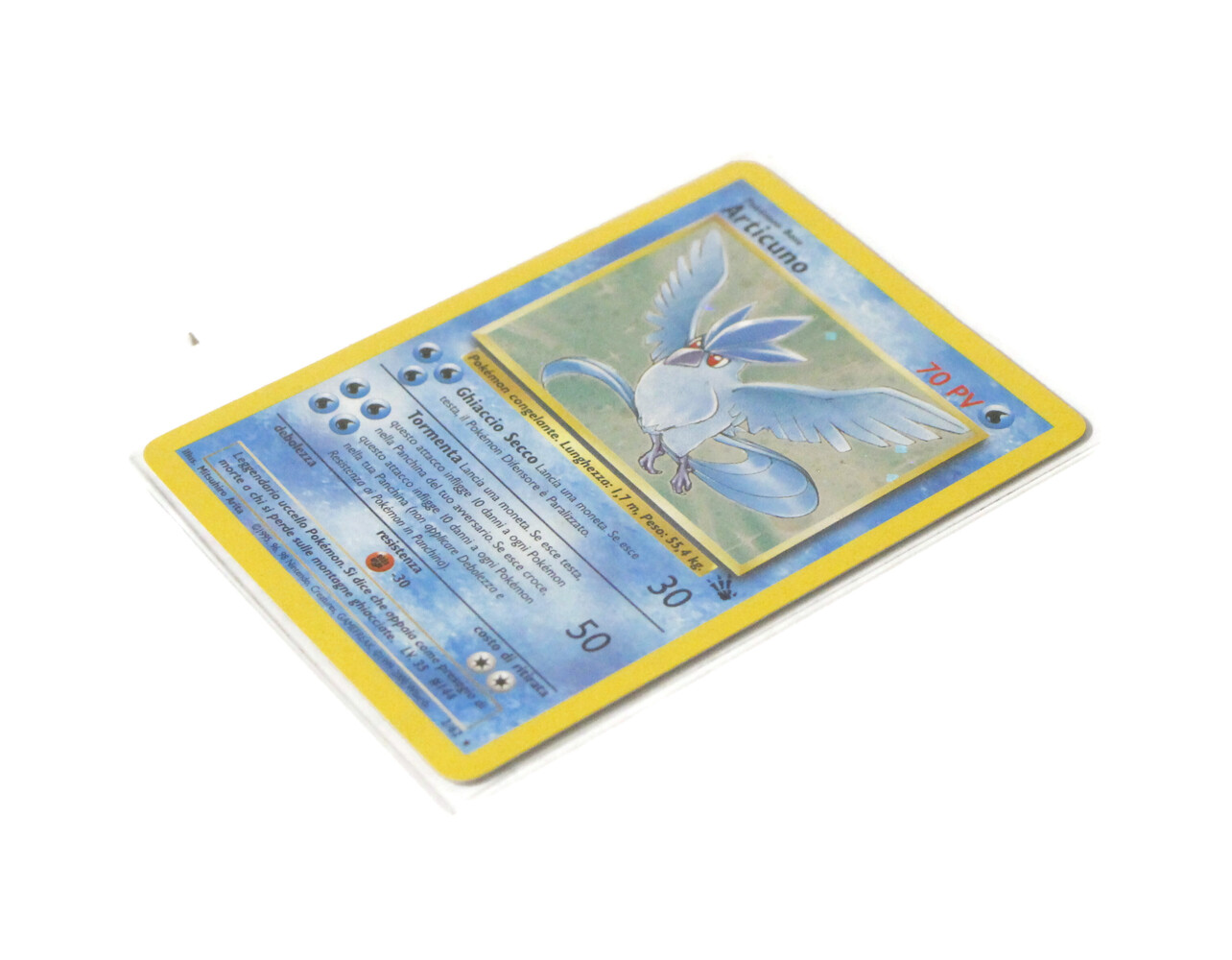 Fossil Articuno Holographic Italian Pokemon Card 2/62 Trading Card ...