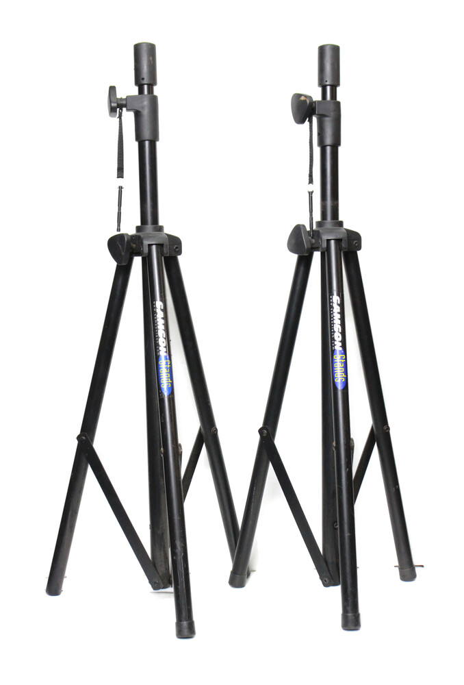 Samson Telescopic Adjustable Pro Audio PA Speaker Stands - Pair | USA Pawn