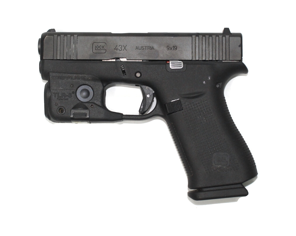 GLOCK 43x Compact 9mm Semi Auto Pistol with Laser | USA Pawn