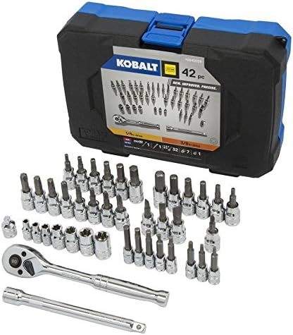 Kobalt 42-Piece Mixed Drive Hex,Torx,Phillips,Flathead Driver Socket Set w/case | USA Pawn