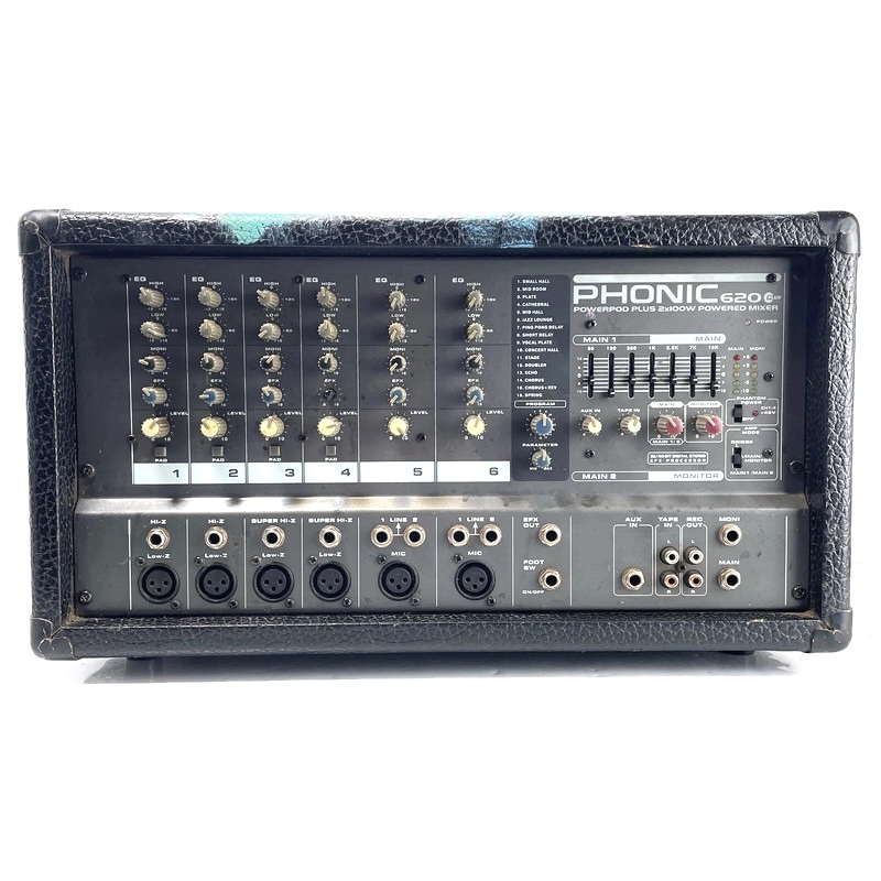 Phonic POWERPOD 620 PLUS 200-Watt 6-Channel Powered Mixer | USA Pawn