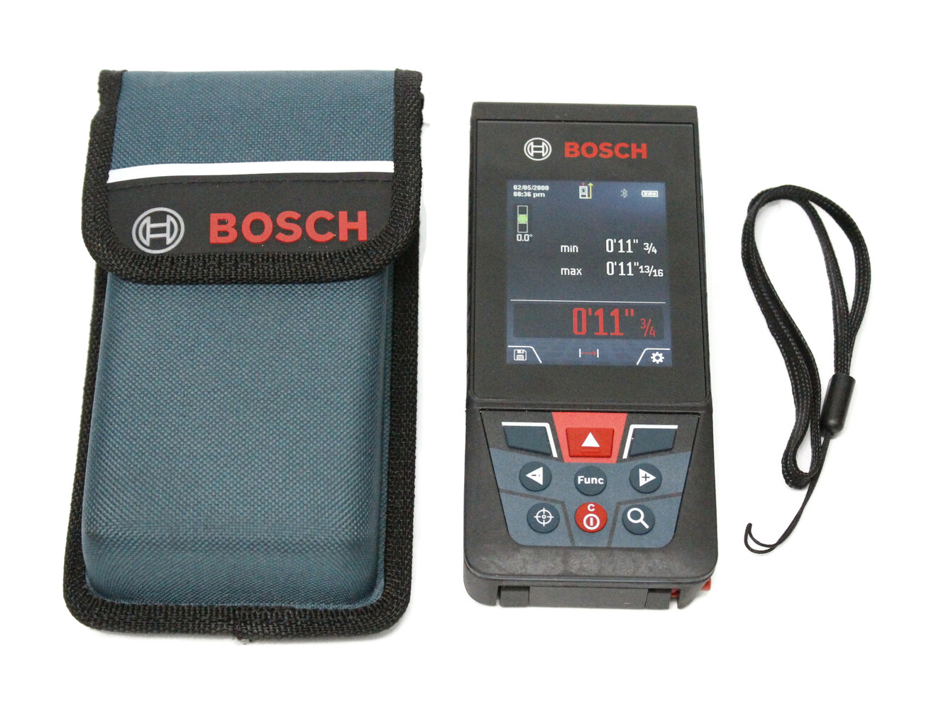 Bosch Blaze GLM400C 400ft Connected Laser Measure Digital Measurement ...