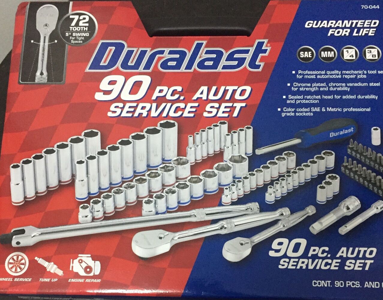 DURALAST 90 PC Mechanic's Tool Set | USA Pawn