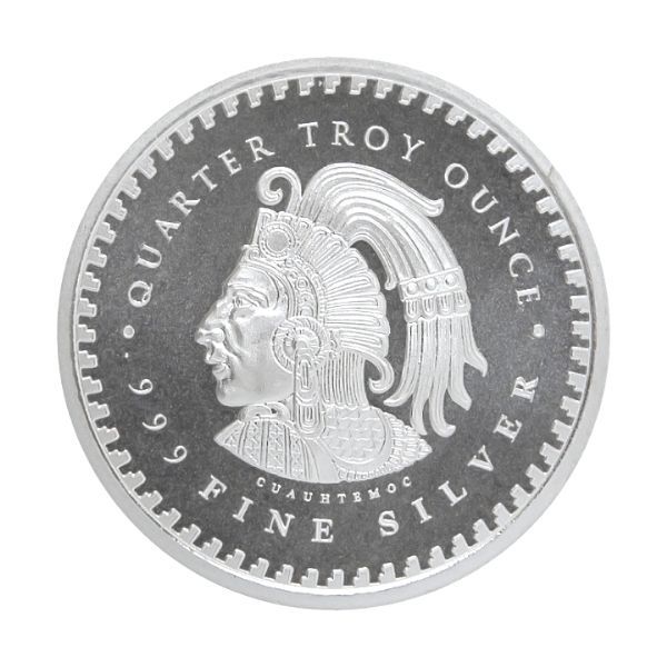 Aztec Calendar Quarter Troy Ounce Silver Round | USA Pawn