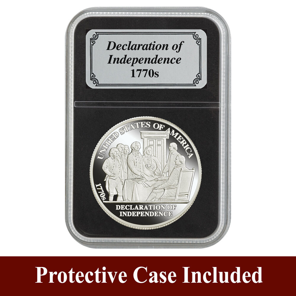 American History Silver Bullion Collection Declaration of Independence ...
