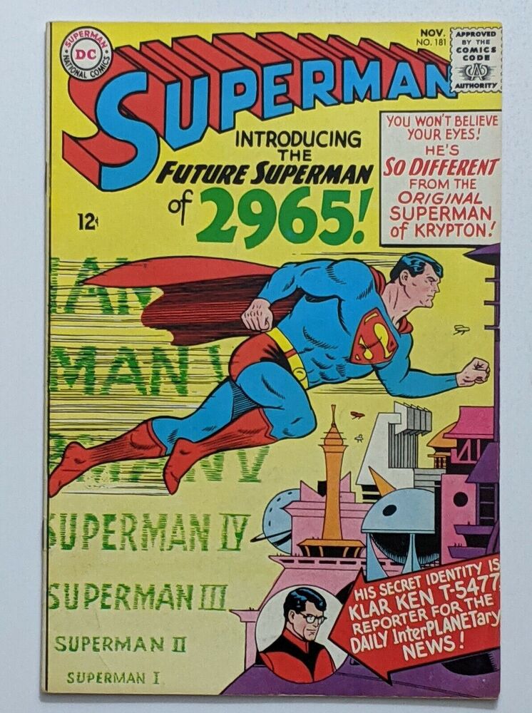 SUPERMAN Comic # 181, NOV. 1965, SILVER AGE | USA Pawn