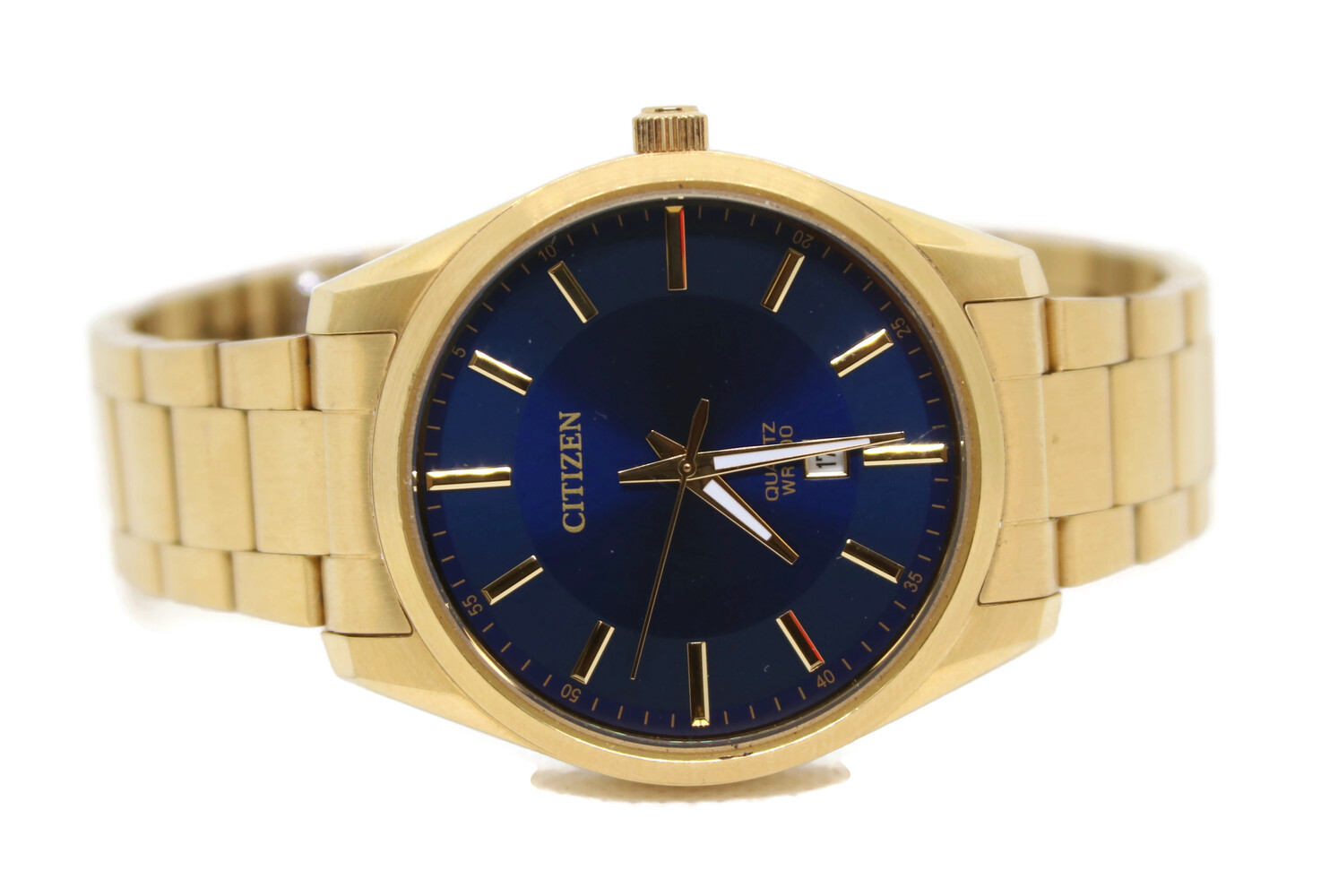 Citizen Men's Quartz Gold Stainless Steel Calendar Wrist Watch 42MM ...