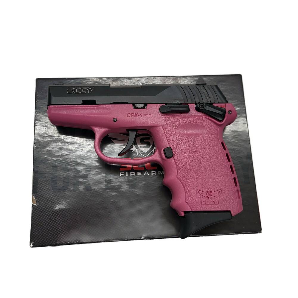 Sccy CPX-1 Pink 9mm Semi Auto Pistol W/ Original Box and 1 Extra ...