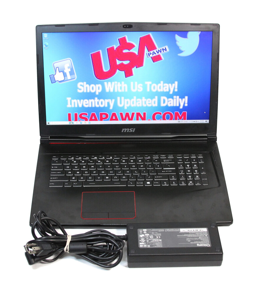 MSI MS-17C1 Laptop Computer 1TB 512GB 16GB Intel Core i7-7700HQ 2.80GHz ...