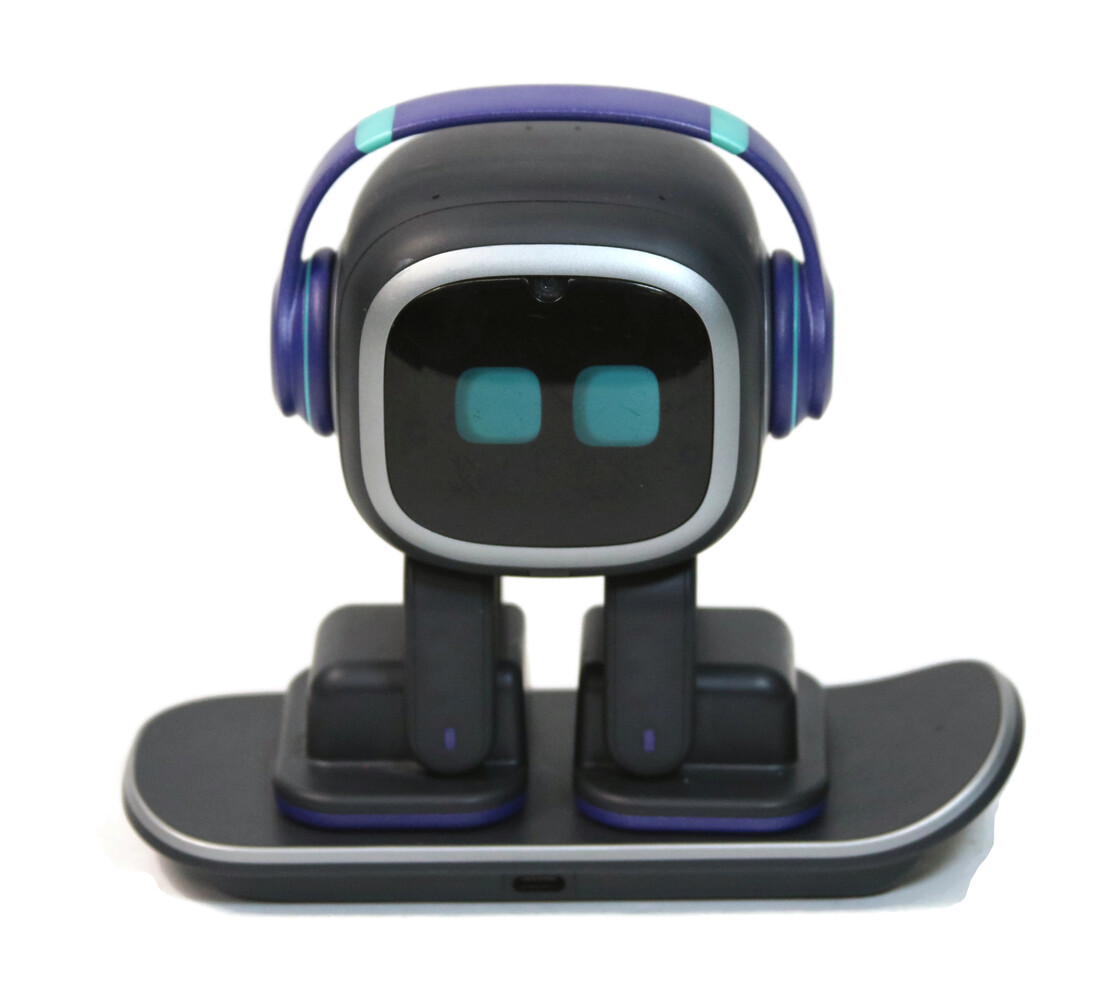 EMO Living AI Desktop Interactive Robot Pet With Wireless Charging ...