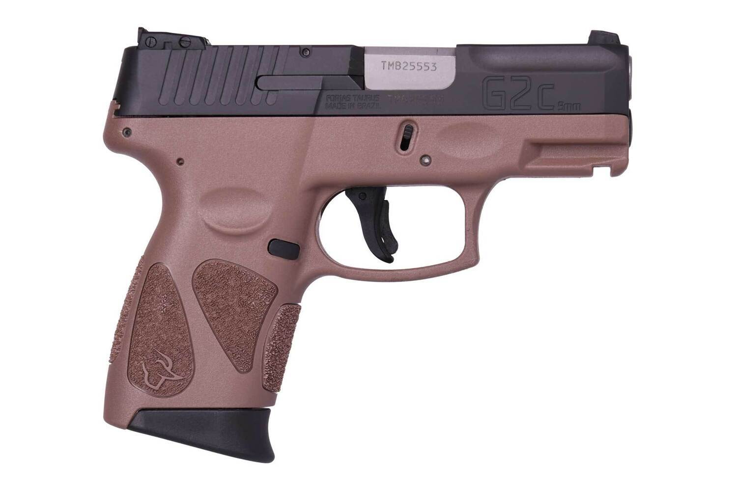 New!! Taurus G2C 9MM Semi Automatic Pistol- Brown/Black | USA Pawn