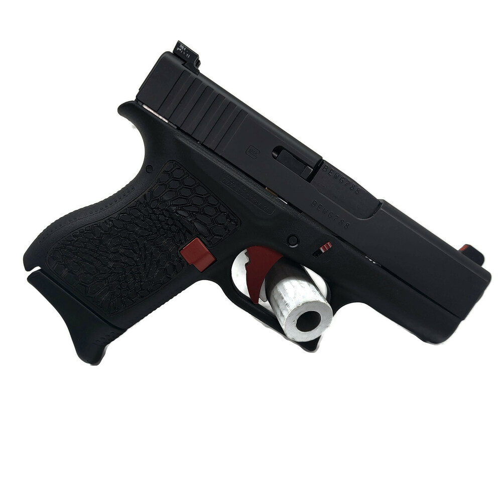 Glock 43 9mm Semi Auto Pistol W/ RYG Trigger, Laser Stippling ...