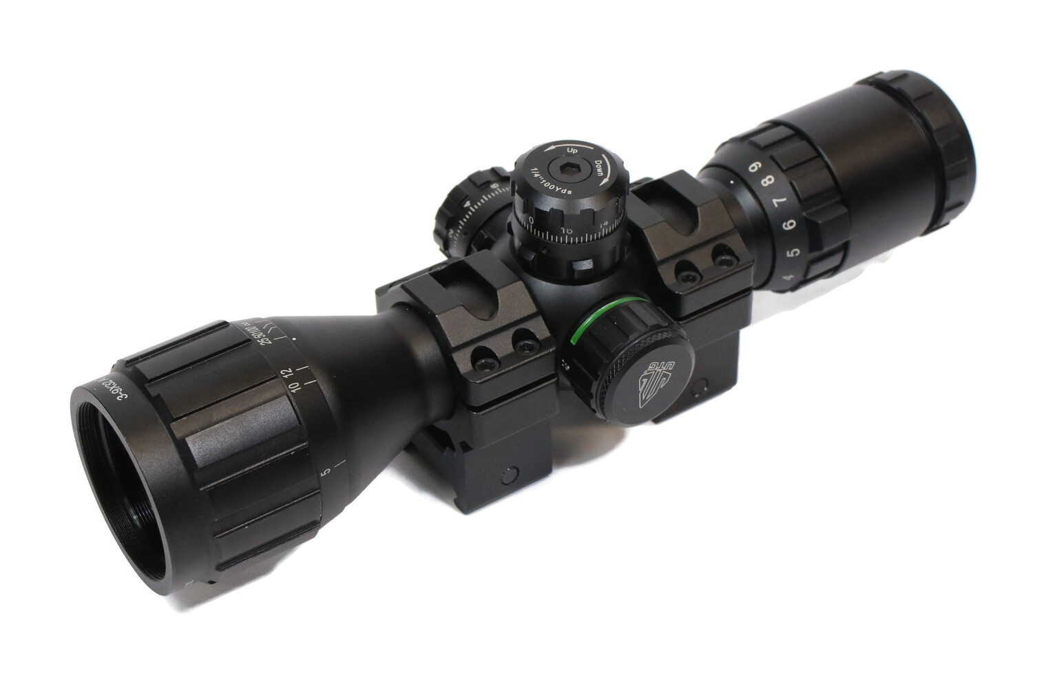 UTG 3-9x32 AO Mil-dot Reticle Bug Buster 1 - Inch Tube Rifle Scope QD ...