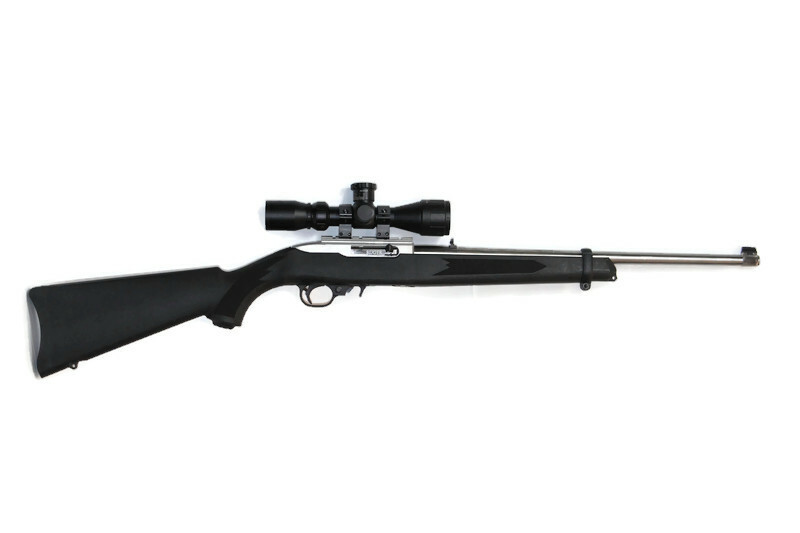 RUGER 10/22 Stainless .22LR Semi Auto Rifle with BSA Scope | USA Pawn