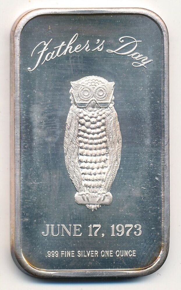 Father's Day June 17, 1973 1 OZ Silver Bar | USA Pawn
