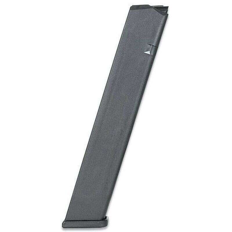 Glock Extended Magazine Fits 17, 17L, 18, 19, 19x, 26, 34, 35, 47, 49 ...