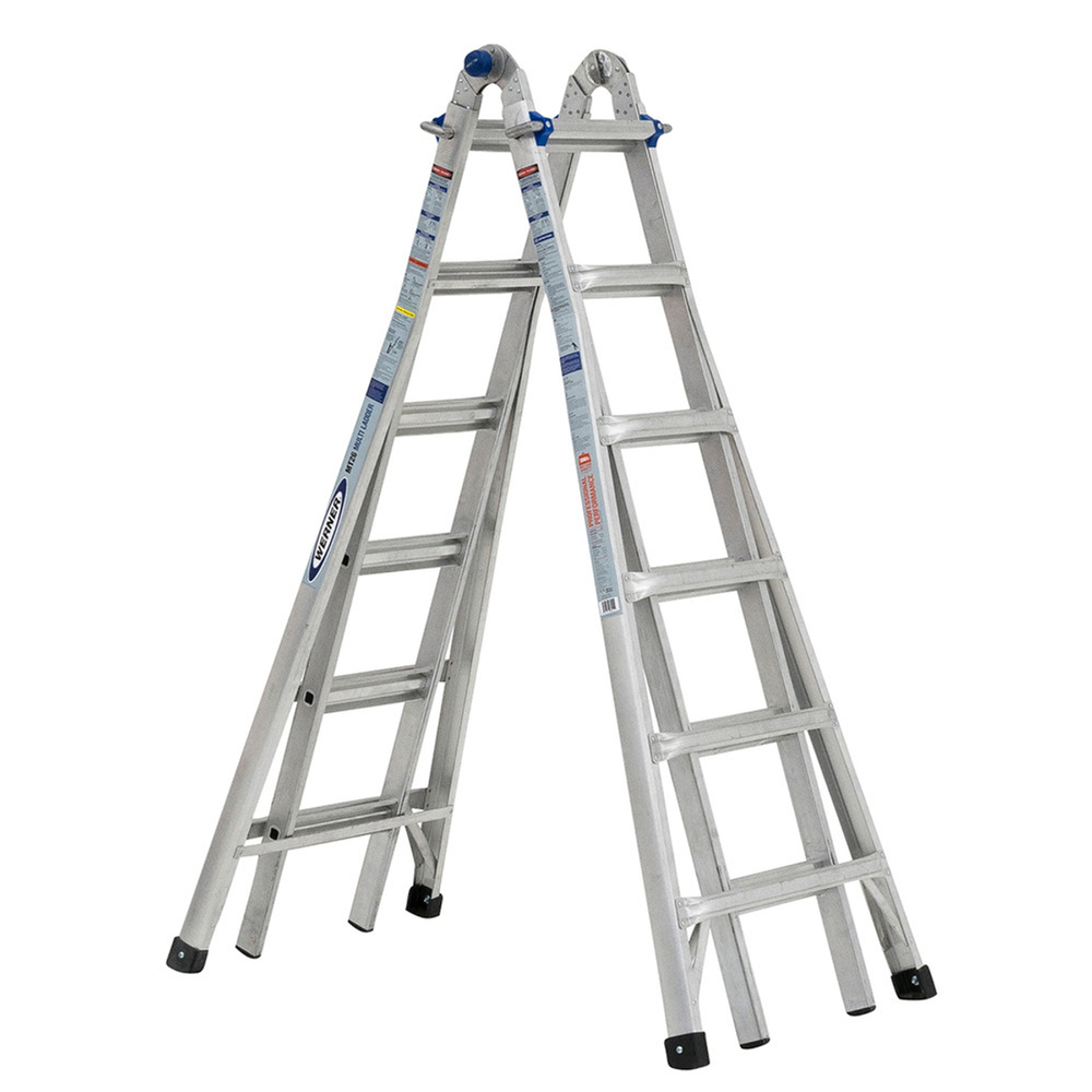 Werner 26ft Reach Height Multi-Position Ladder, 300lb load capacity ...