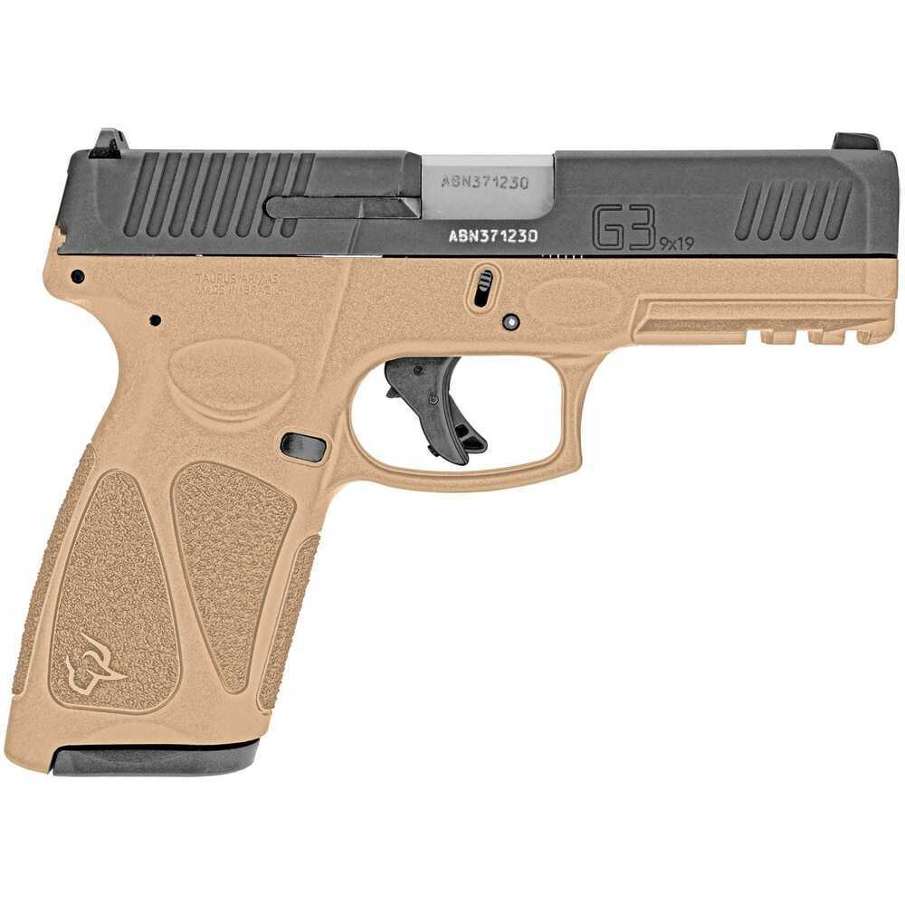 New!! Taurus G3 TORO 9MM Semi Automatic Pistol- Tan/Black | USA Pawn