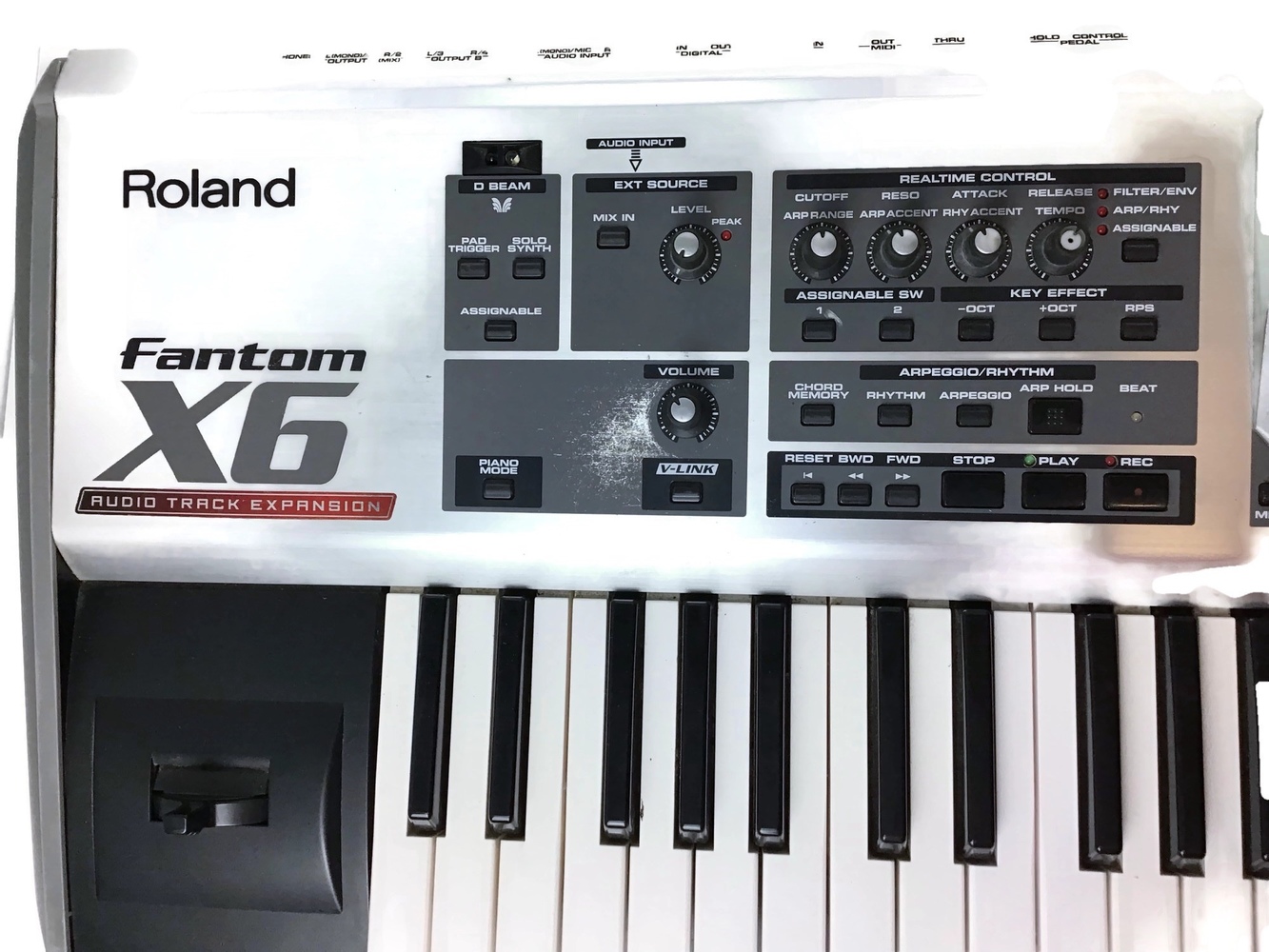 Roland Fantom X6 Electric Keyboard Synthesizer 61-Key Silver | USA Pawn